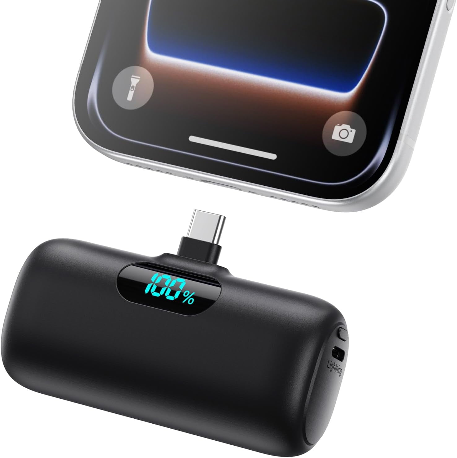 Mini Portable Charger Power Bank for iPhone 17/16/15 Series, 5000mAh PD ...