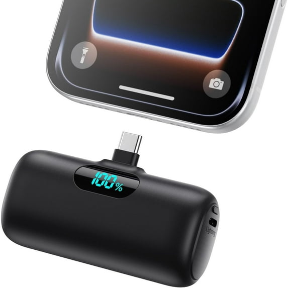 Mini Portable Charger Power Bank for iPhone 17/16/15 Series, 5000mAh PD ...