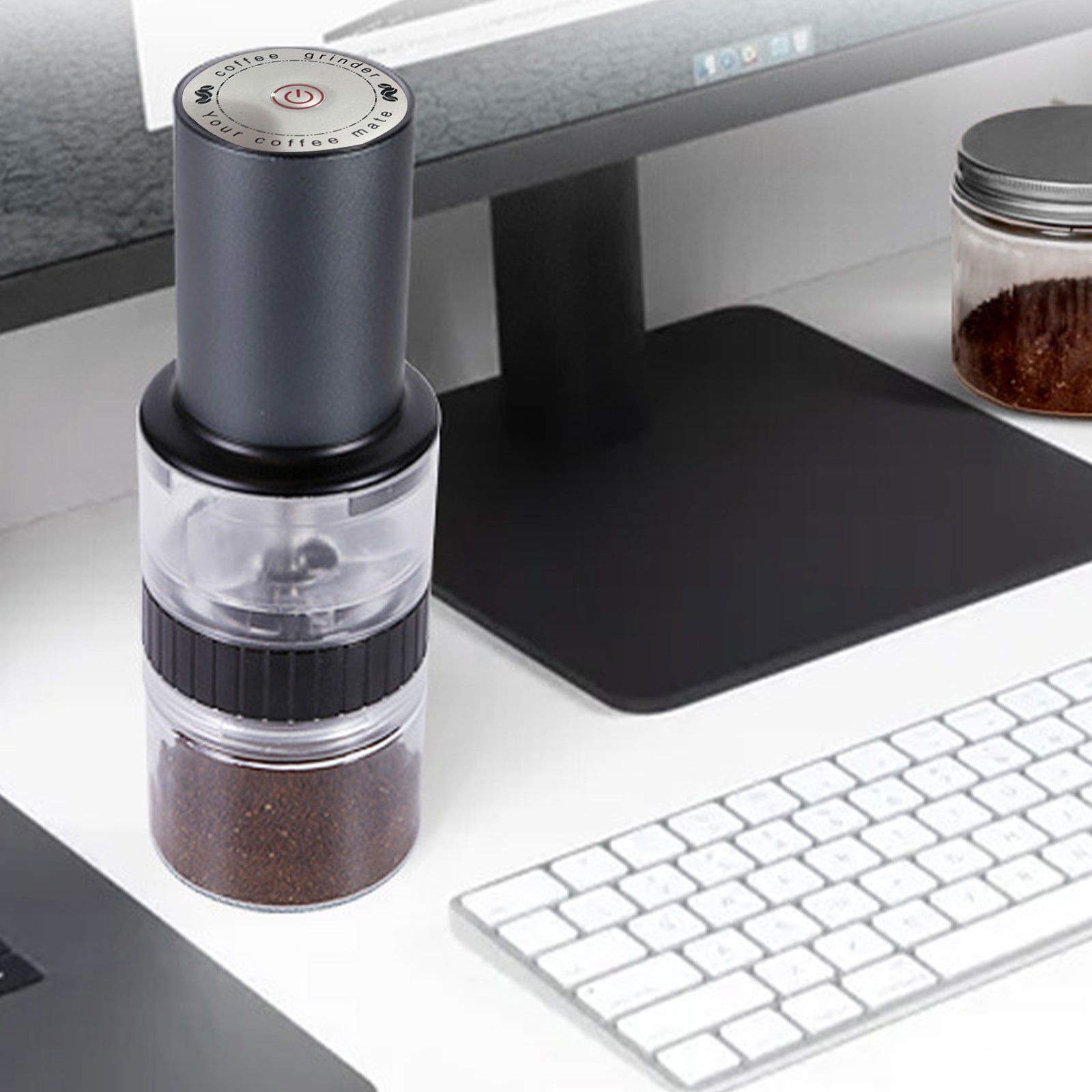 Mini Portable Coffee Grinder, Multi-Setting Electric Grinder, 10-Speed ...