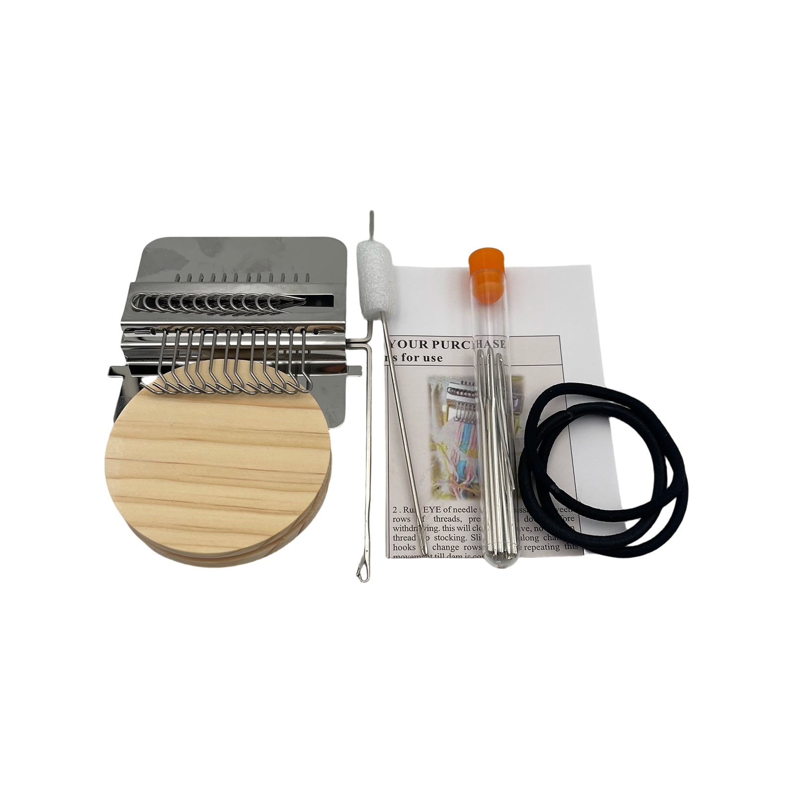 Mini Portable Darning Loom, Knitting Kit for Beginners Small Weaving ...