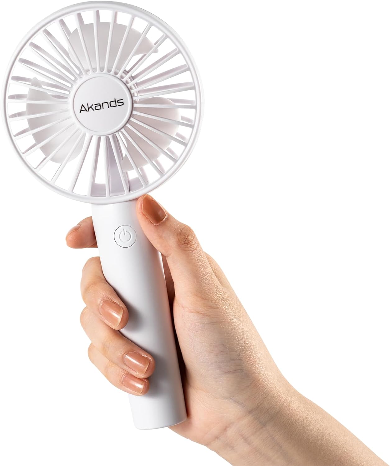 Mini Portable Electric Fan, USB Rechargeable Handheld Fan Three-Speed ...