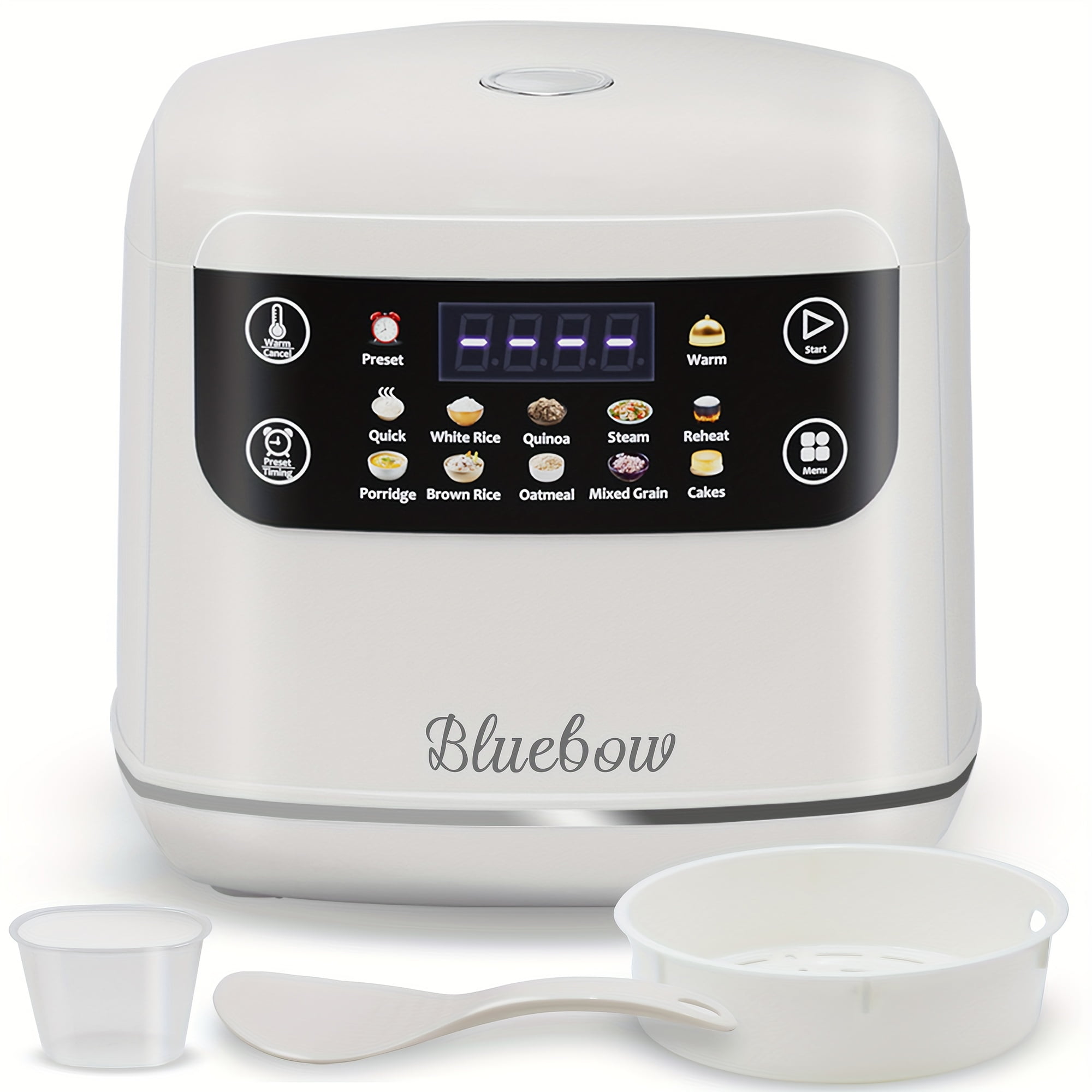 Mini Portable Electric Rice Cooker - 67.63oz, 10 Menu Options, Non ...