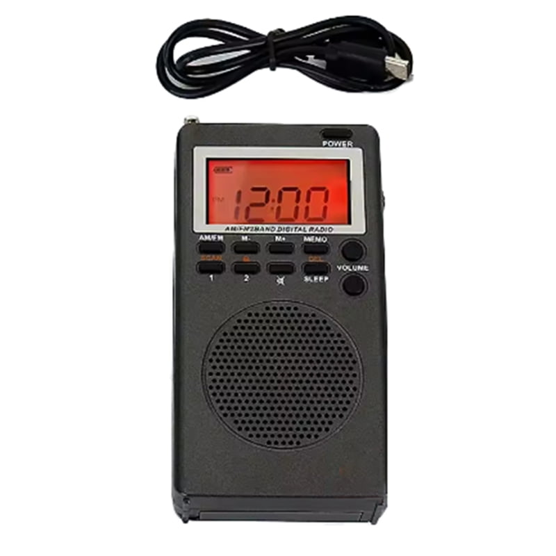 Mini Portable FM AM Radio 9K/10K Radios Receiver Built-in Speaker ...