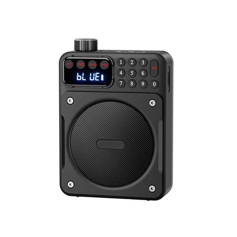 Mini Portable FM Radio Removable Rechargeable Battery Radios Soundbar ...