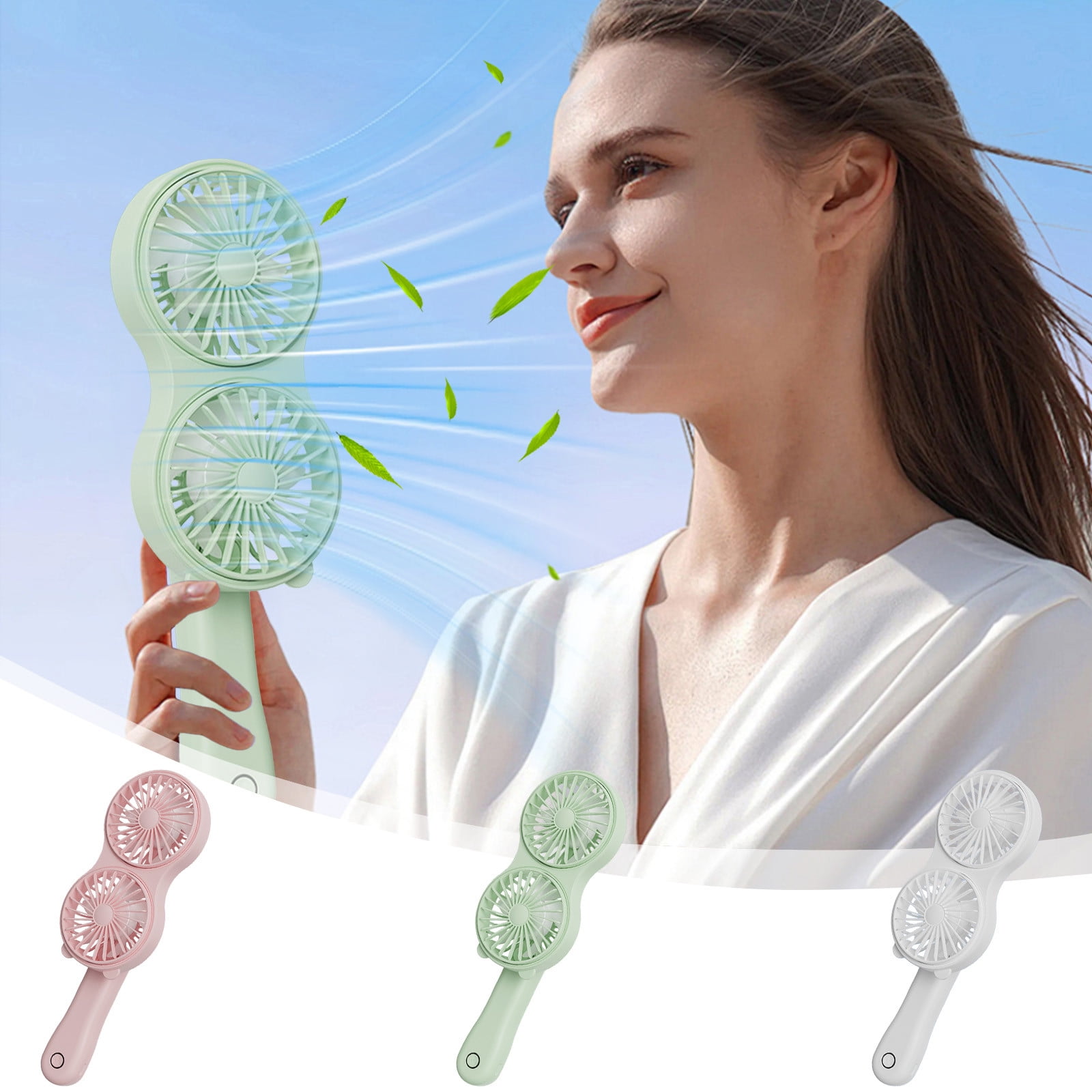 Mini Portable Fan, Foldable Design, Built-in Battery, Silent Operation ...