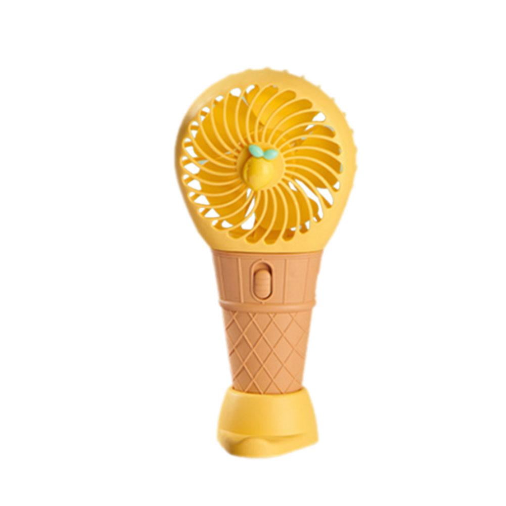 Mini Portable Fan,Ice Cream Mini Hand Held Fan,Low Noise Powerful ...