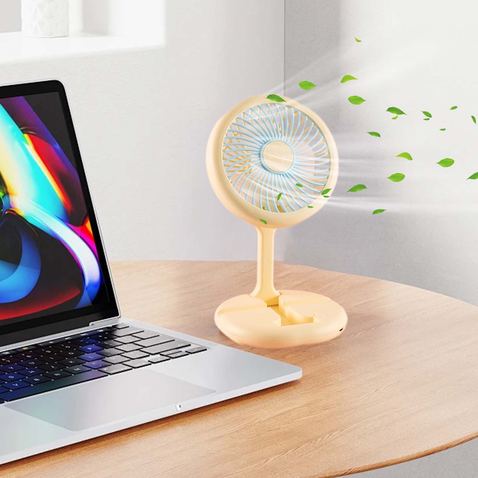 Mini Portable Fan, USB Battery Operated Desk Fan,Foldable USB ...