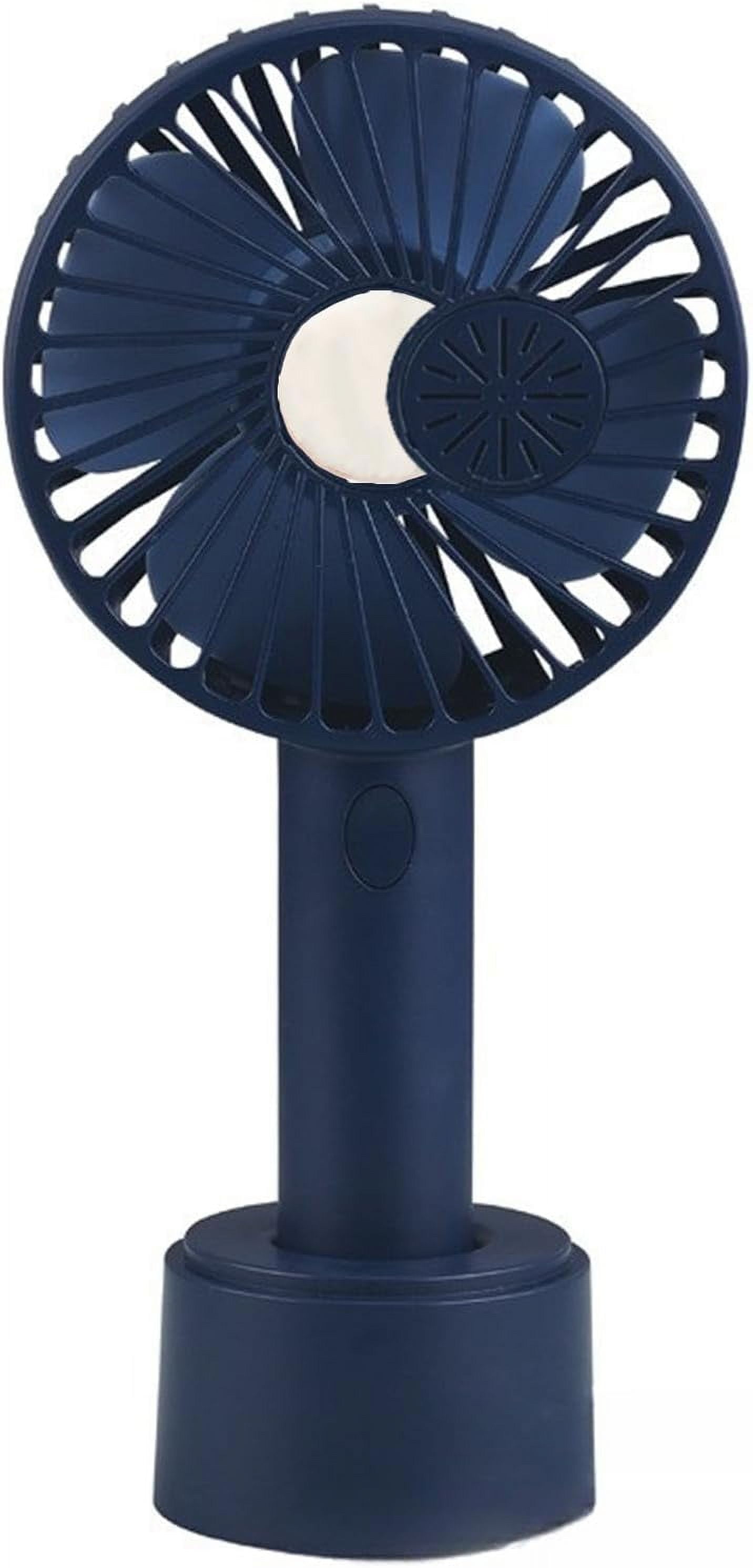 Mini Portable Fan USB Rechargeable Handheld Fan 3 Speed Adjustable ...