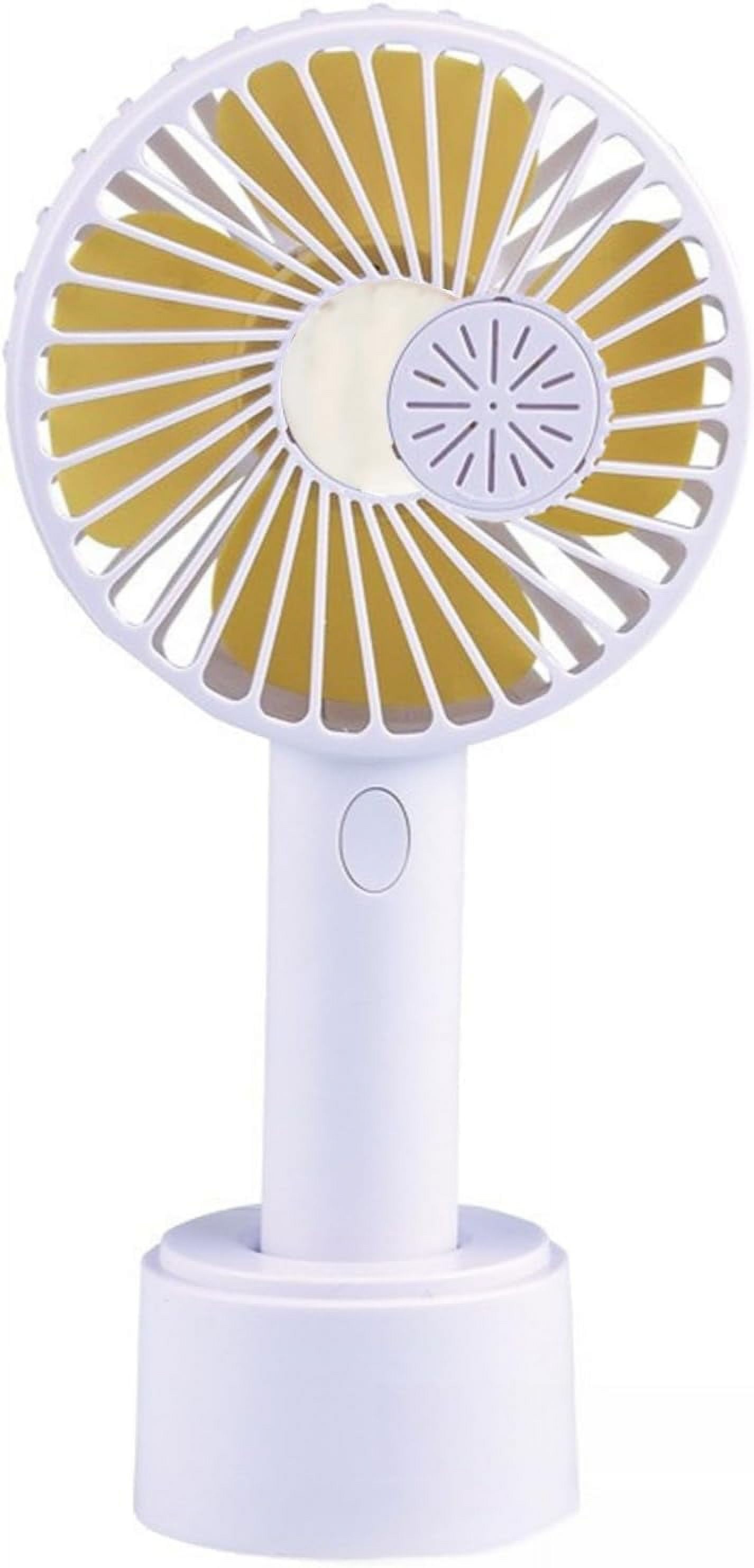 Mini Portable Fan USB Rechargeable Handheld Fan 3 Speed Adjustable ...