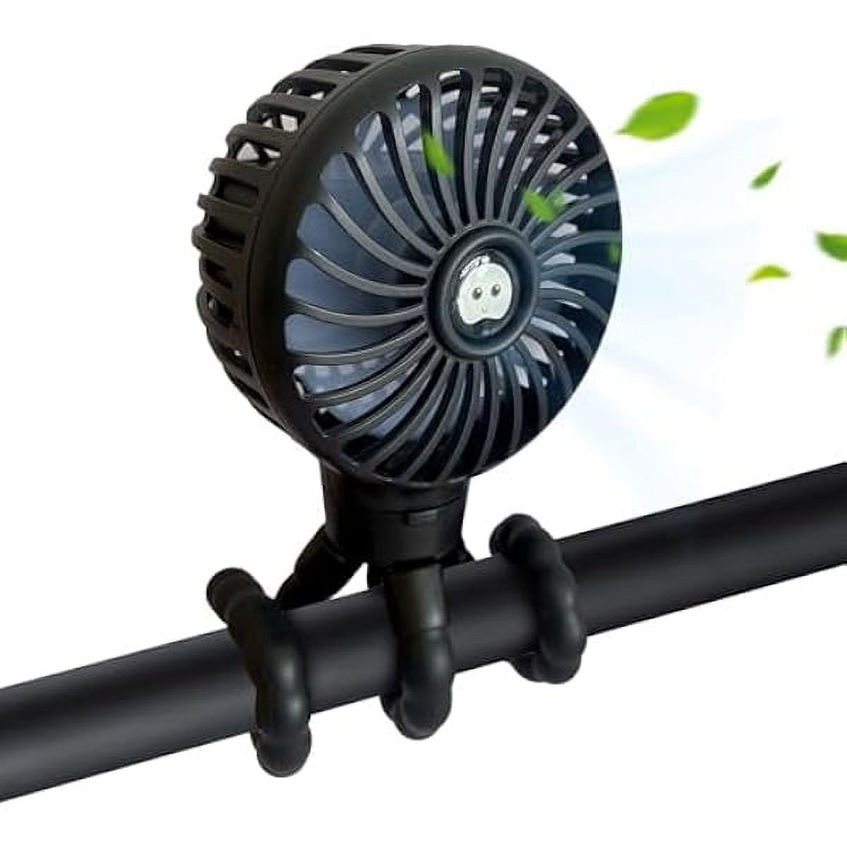 Mini Portable Fan, USB Rechargeable Handheld Fan for Baby Stroller, Car ...