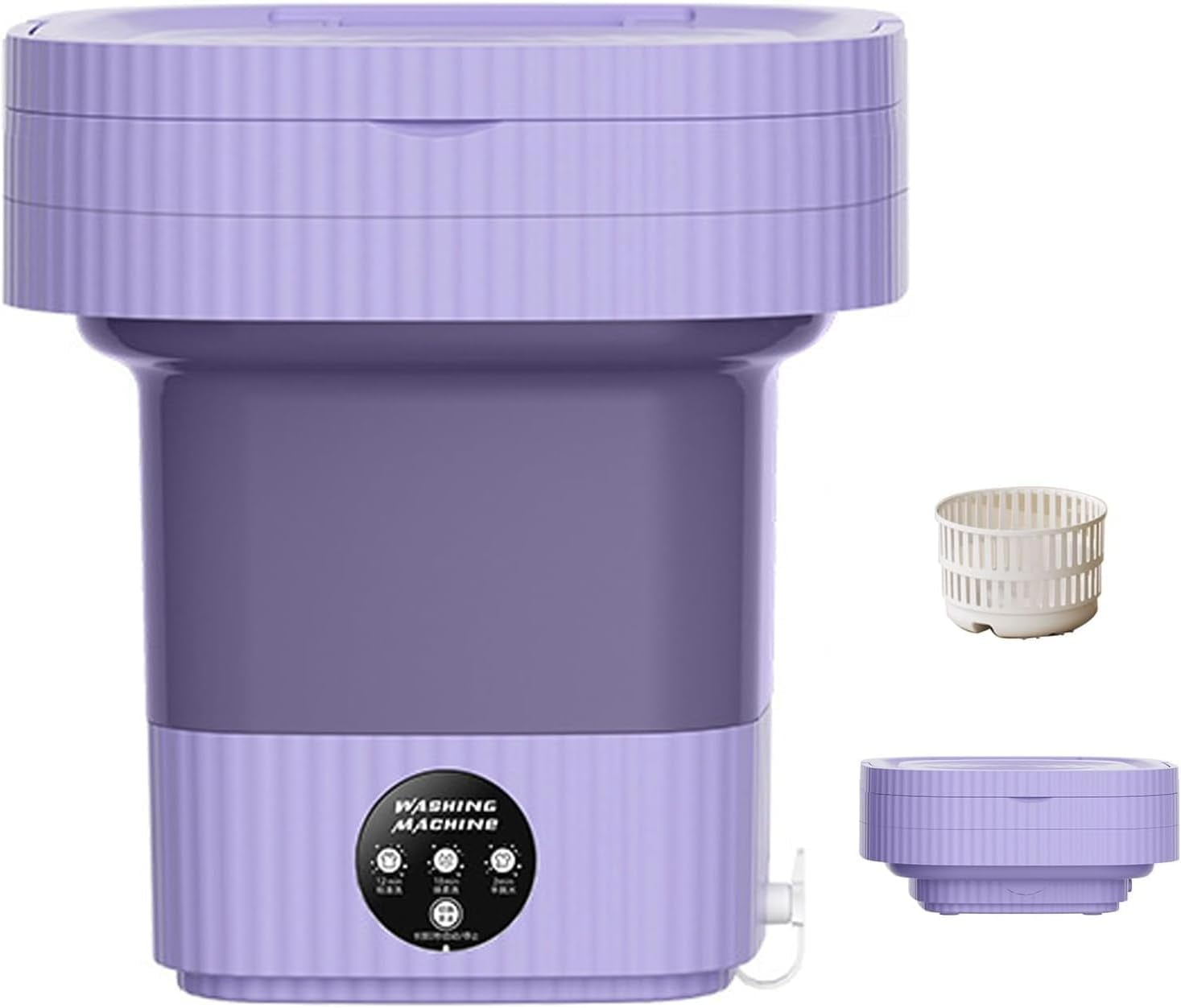 Mini Portable Folding Washing Machine, Compact and Lightweight, Ideal ...