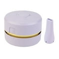 Mini Portable Handheld Cordless Tabletop Crumb Sweeper Desktop Vacuum ...
