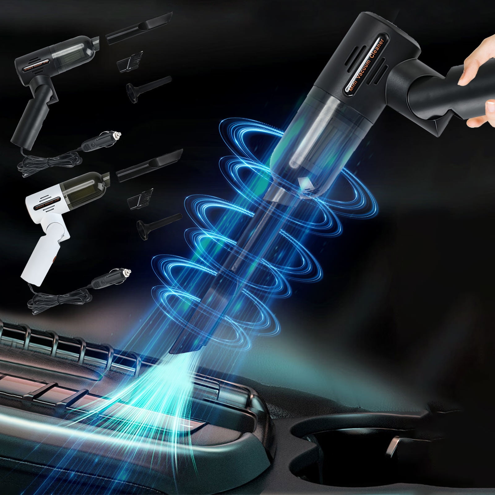 Mini Portable Handheld Vacuum Cleaner | High Suction Power 3300Pa ...