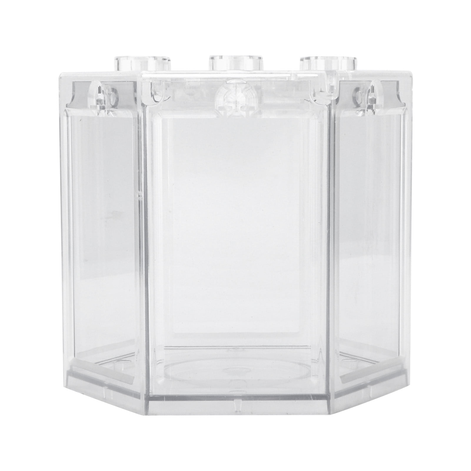 Mini Portable Hexagon Fish Tank, Superimposable Transparent Aquarium ...