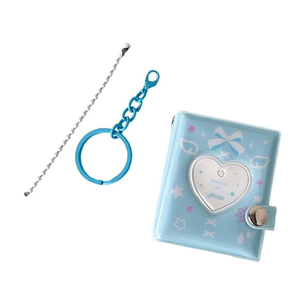 Mini Portable Ids Card Organizer MultiFunctional PVC Photo Album Cute ...