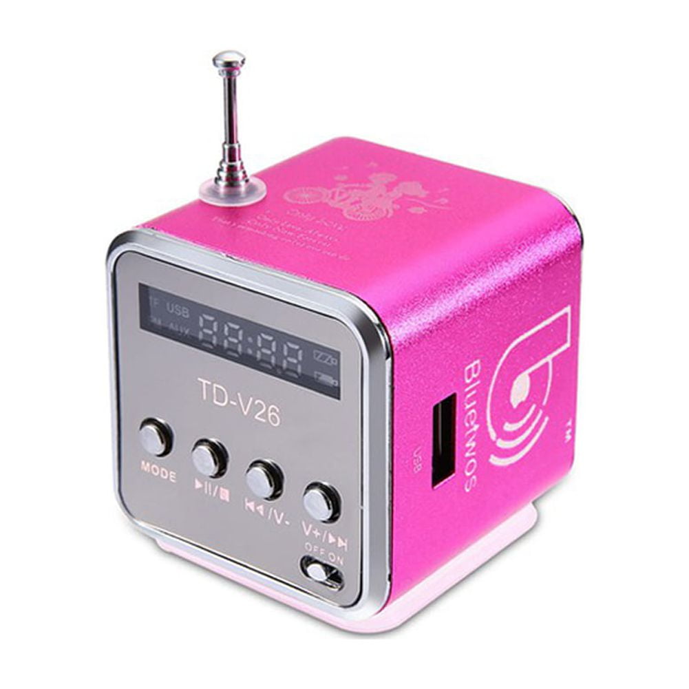 Mini Portable LCD Display Subwoofer Speaker Outdoor Sport Music Sound ...