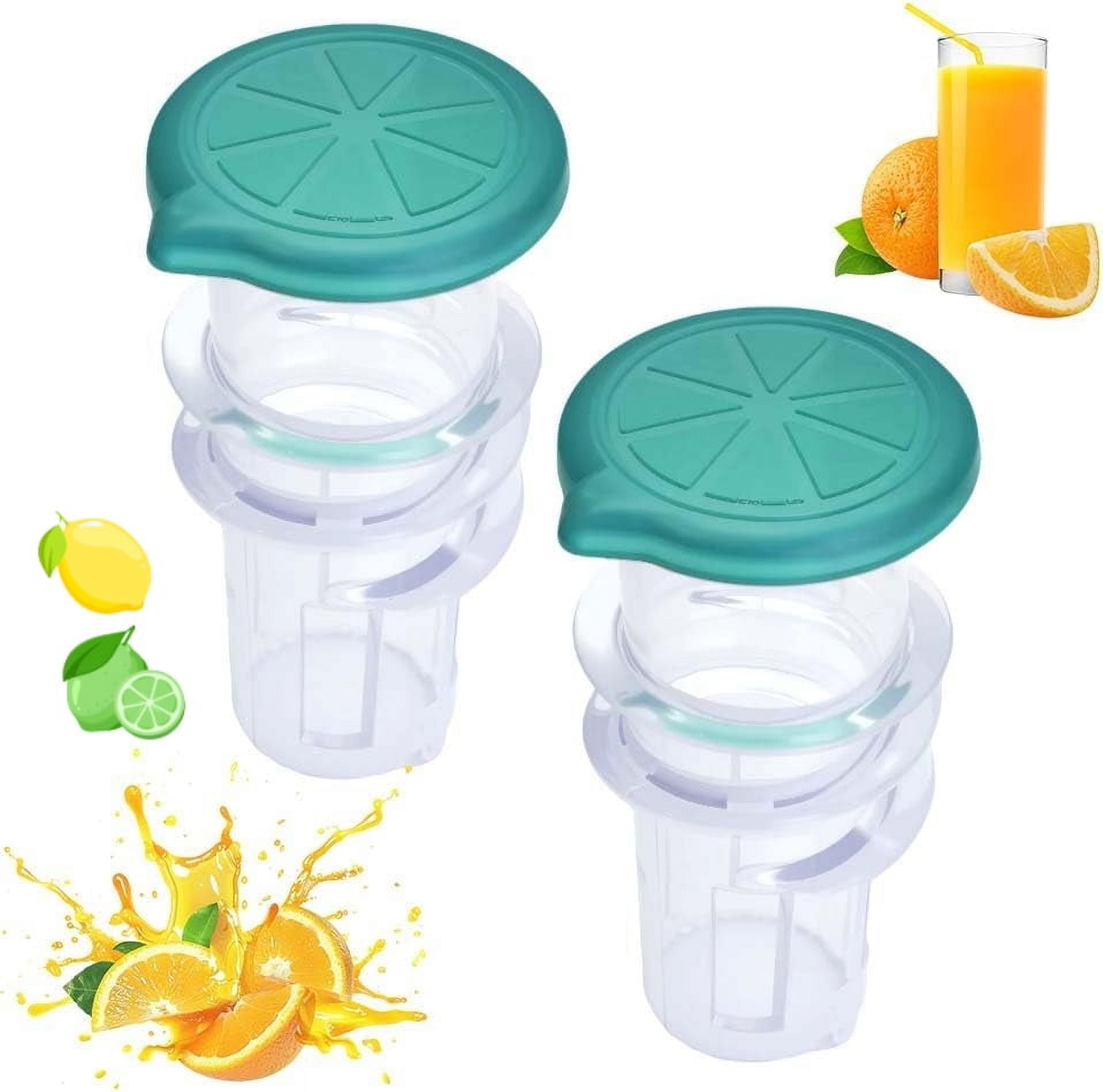 Mini Portable Lemon Juicer, 2025 Upgraded Screw-Top Lemon Squeezer ...