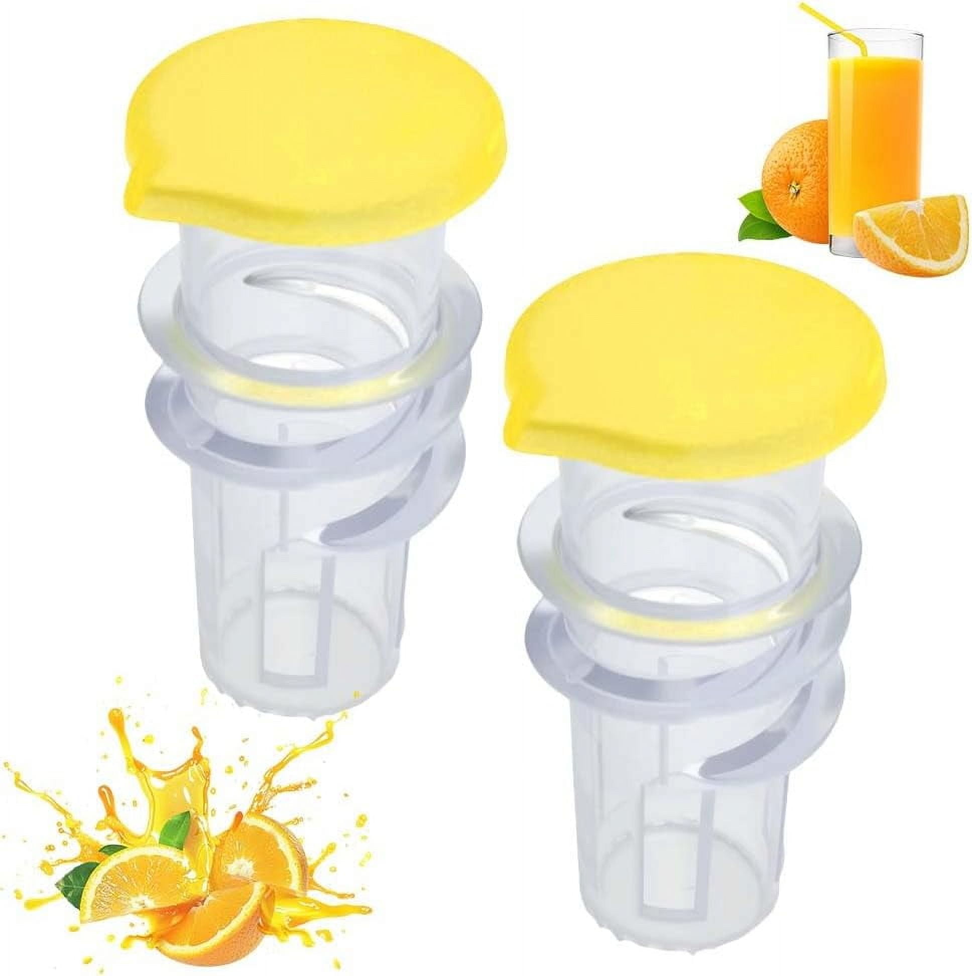 Mini Portable Lemon Juicer, 2025 Upgraded Screw-Top Lemon Squeezer ...