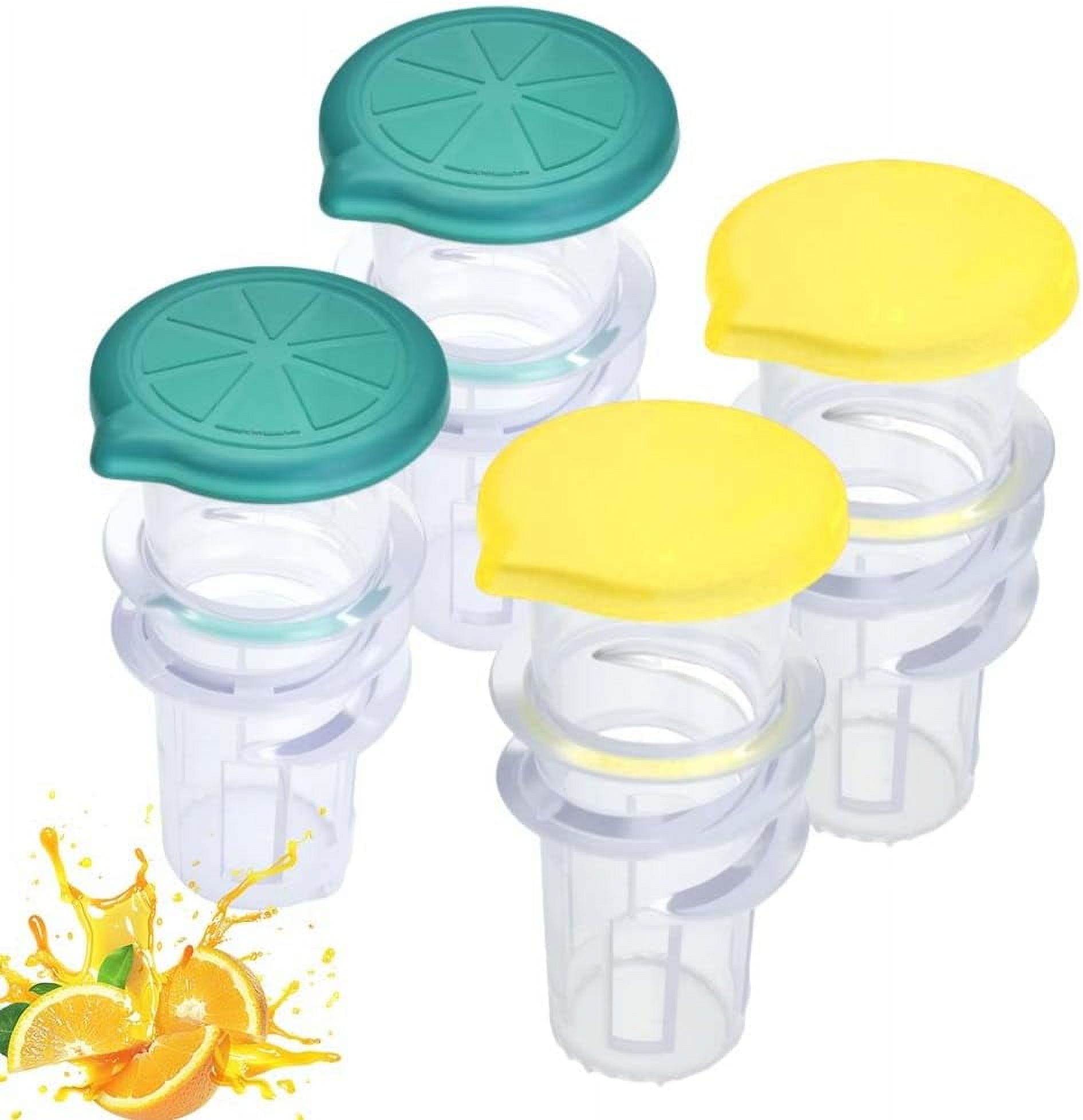 Mini Portable Lemon Juicer, 2025 Upgraded Screw-Top Lemon Squeezer ...