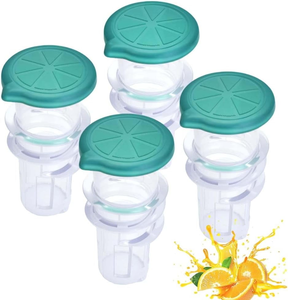 Mini Portable Lemon Juicer, 2025 Upgraded Screw-Top Lemon Squeezer ...