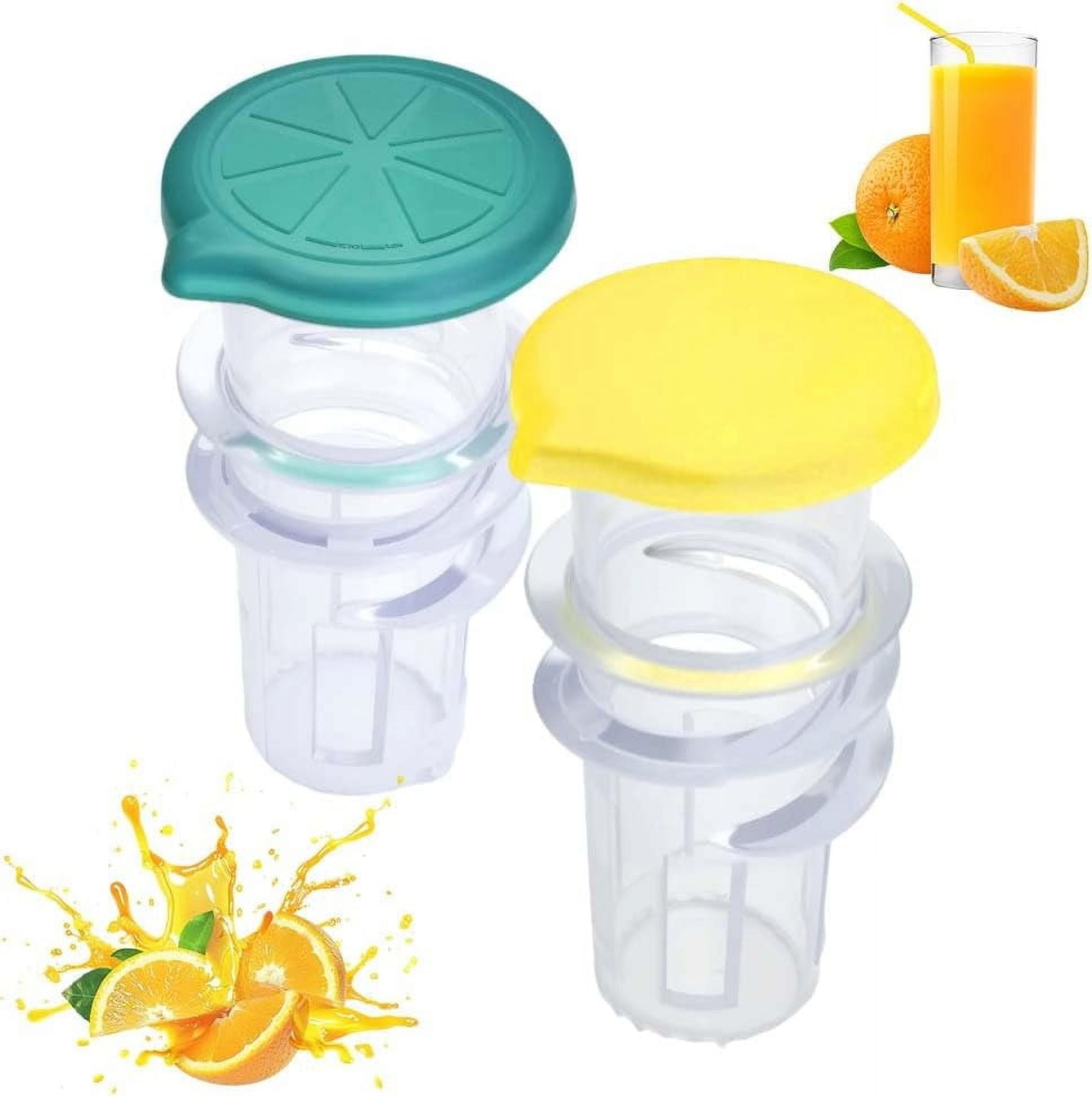 Mini Portable Lemon Juicer, 2025 Upgraded Screw-Top Lemon Squeezer ...