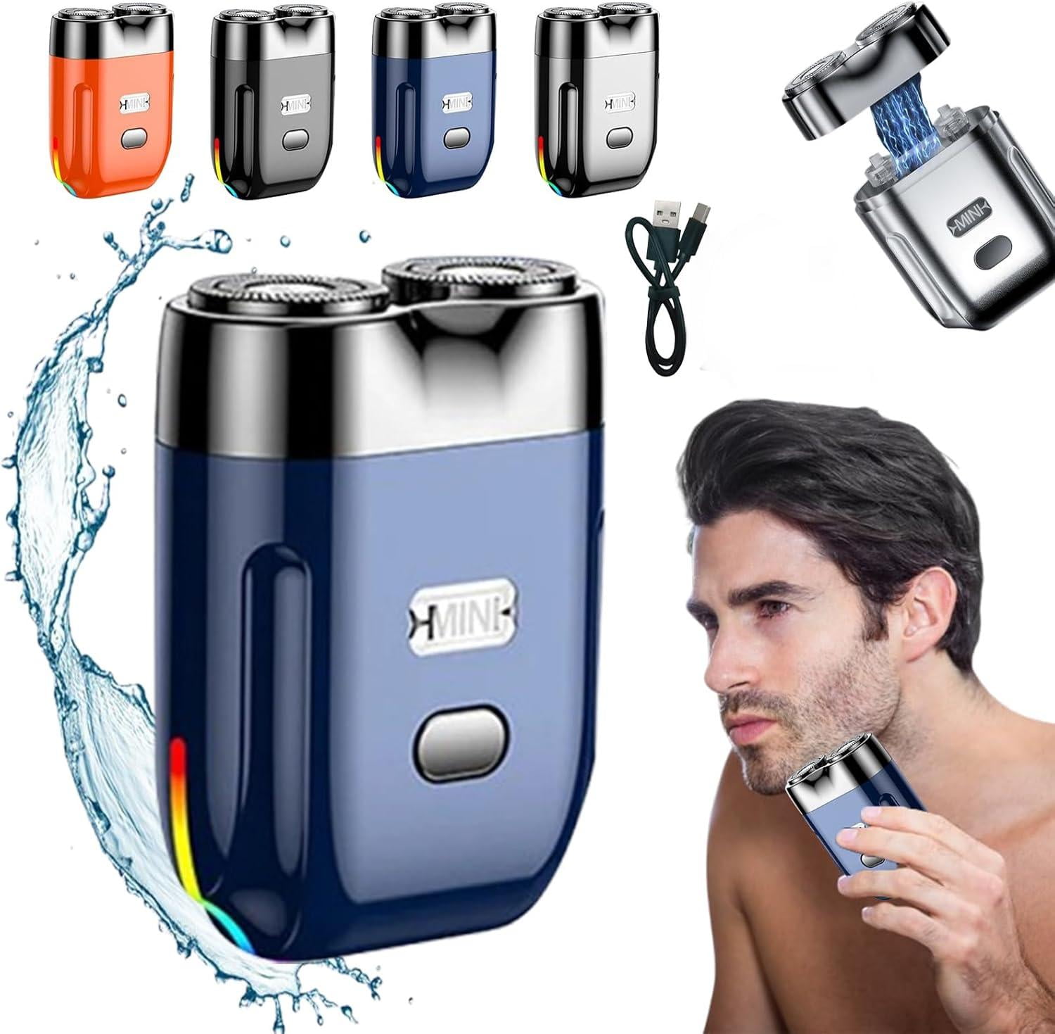 Mini Portable Magnetic Waterproof Shaver, Mini Dual Head Electric ...