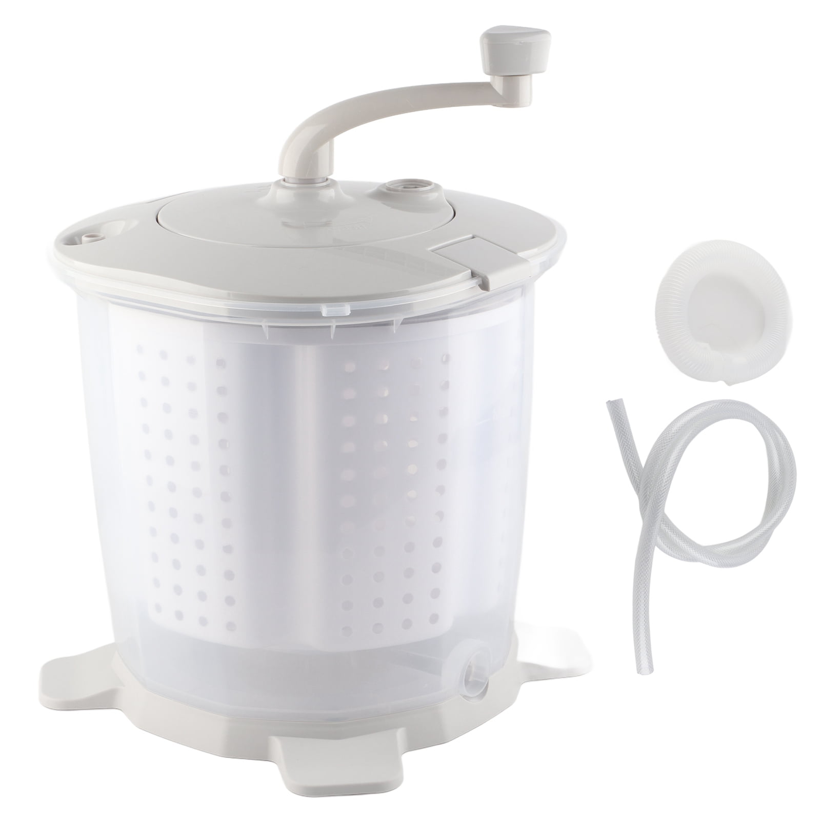 Mini Portable Manual Washing Machine, Hand Cranked Clothes Washer with ...