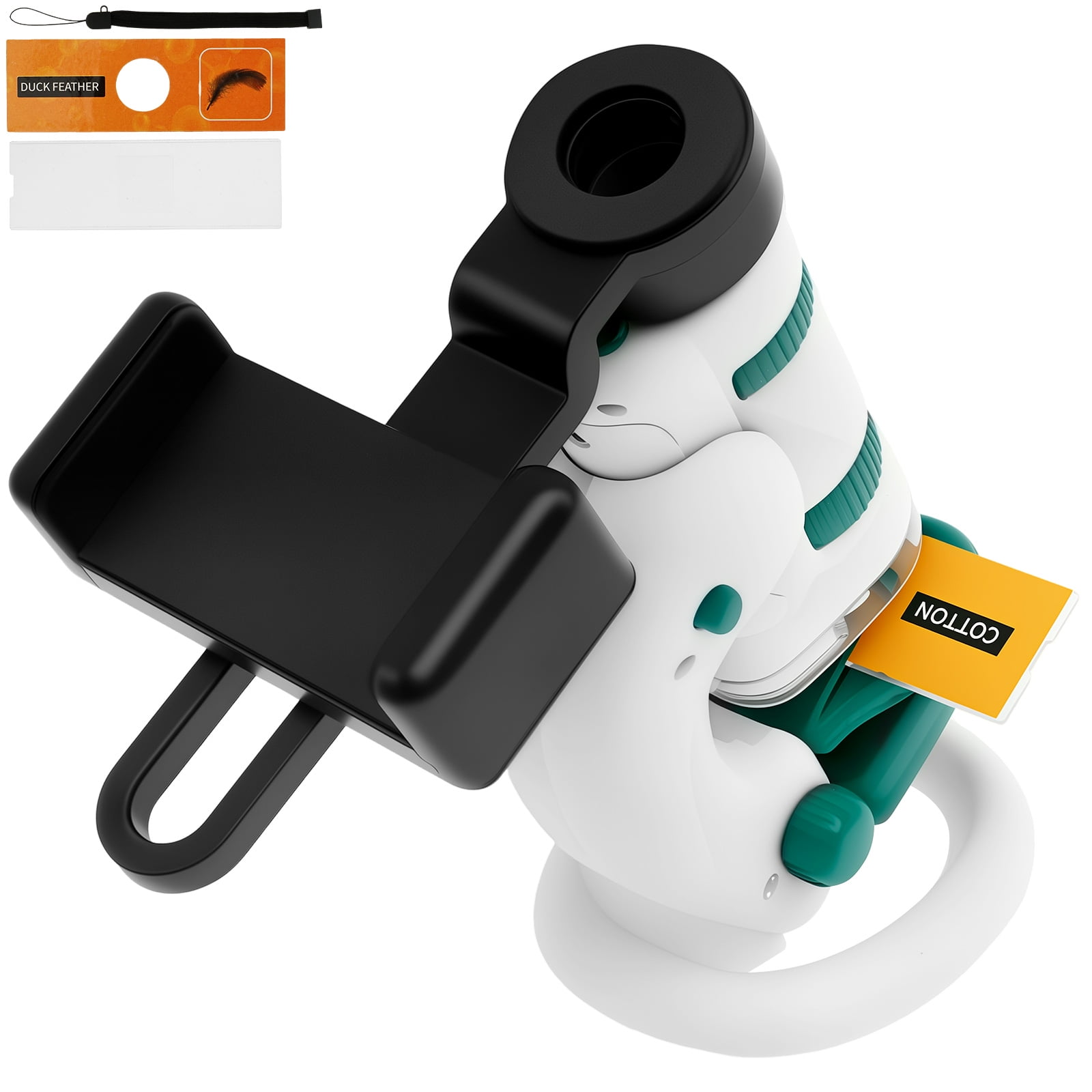 Mini Portable Microscope High Definition Microscope Explorer Set Double Zoom Handheld Microscope ...