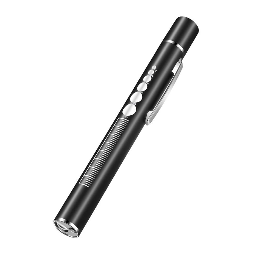 Mini Portable Penlight LED Flashlight Oral Pupil Medical Hand USB ...