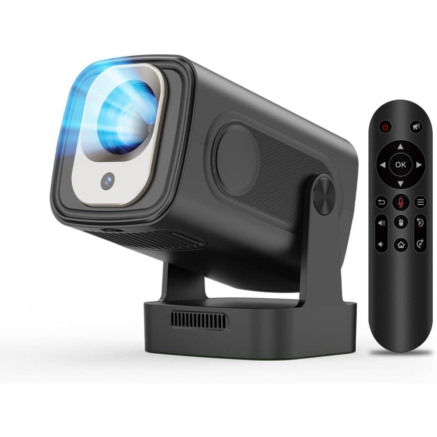 Mini Portable Projector, 4k Support Smart Proyector with Wifi and ...