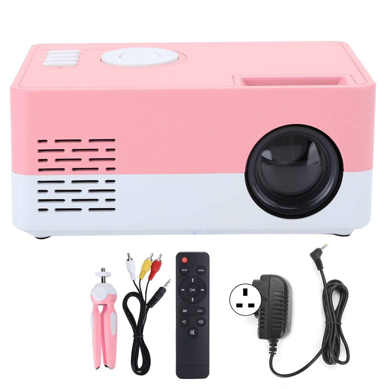 Mini Portable Projector LED Home Theater Video Media Player Projector ...