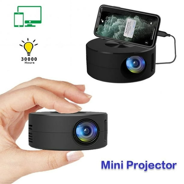 Mini Portable Projector, LED Mobile Phone Projector 1080P Supported for ...