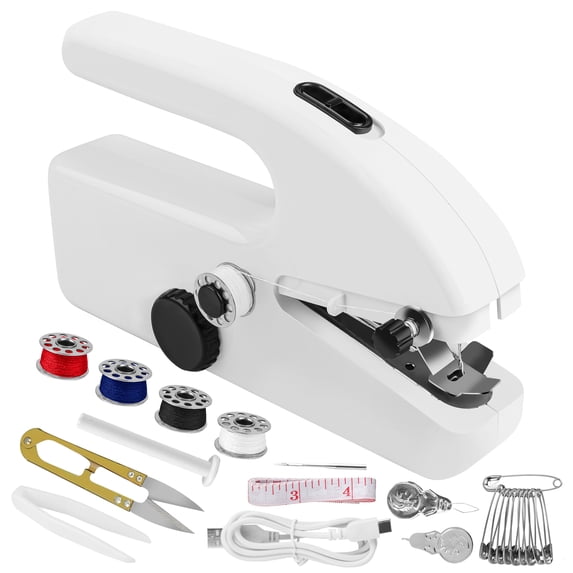 Mini Portable Sewing Machine, EEEkit Electric Quick Stitch with 22pcs ...