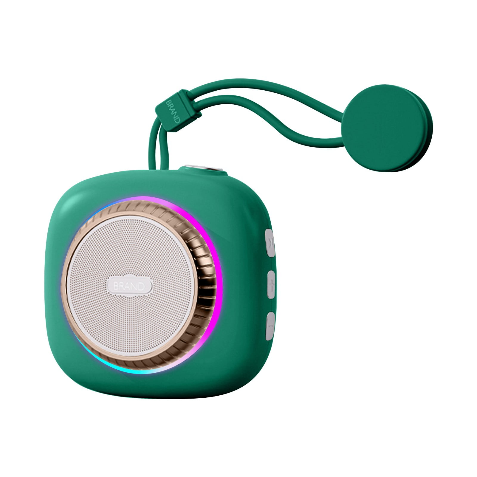 Mini Portable Speaker with LED Light, Bluetooth Speaker, Wireless ...