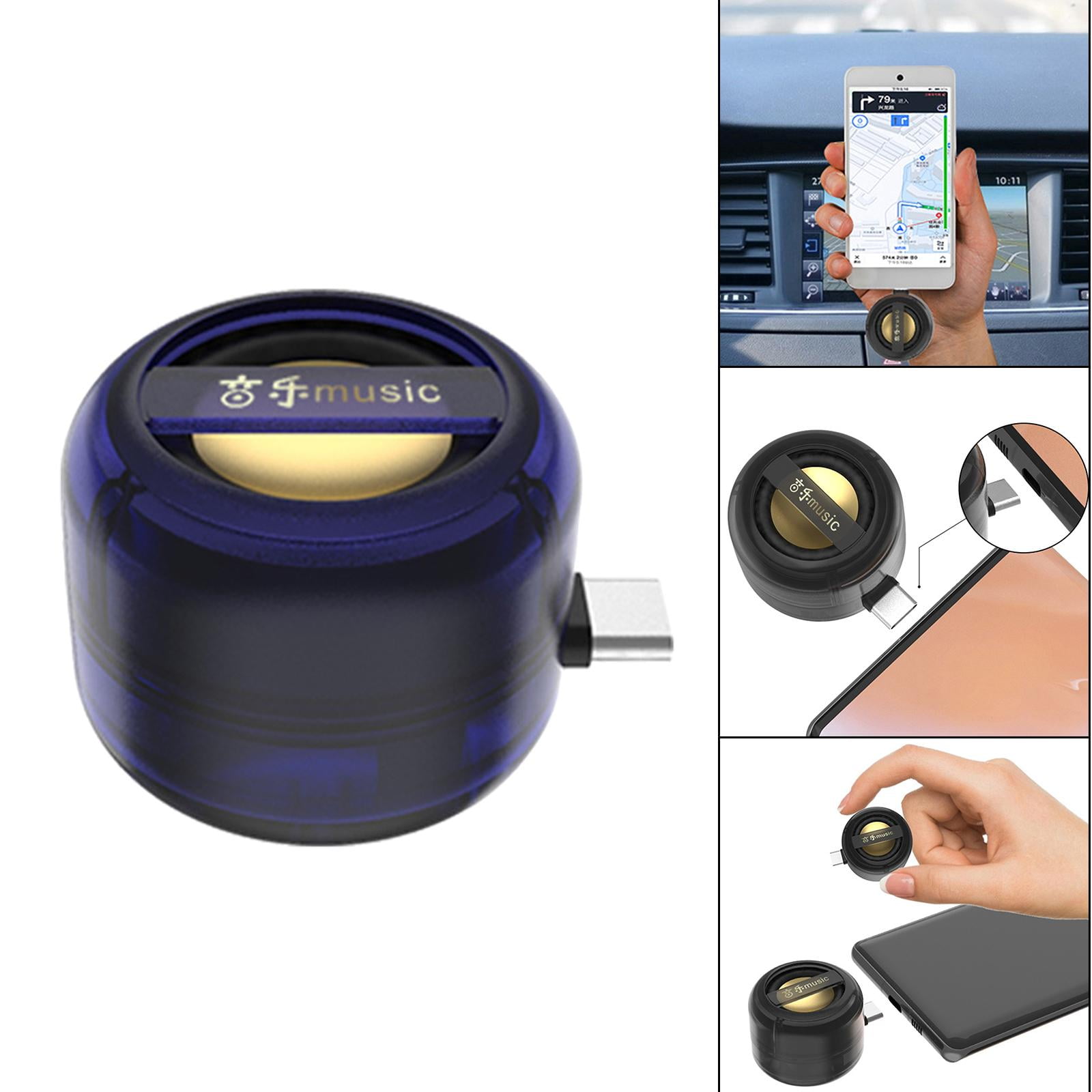 Mini Portable Speaker, Mobile Ph Speaker Built in 250mAh Battery with ...
