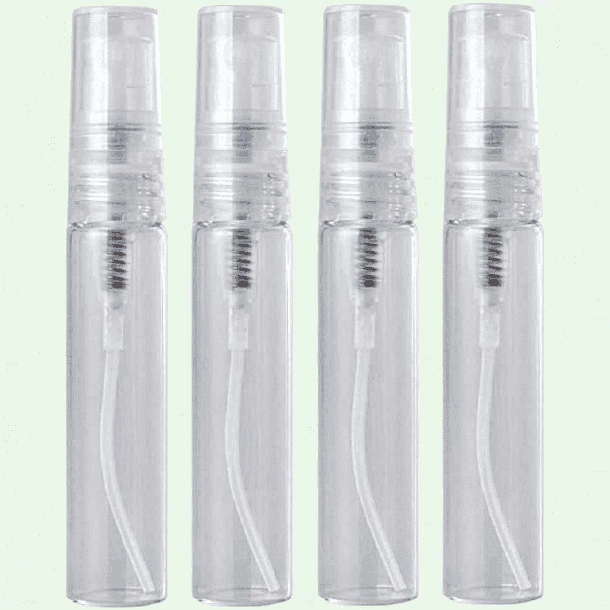 Mini Portable Spray Bottle 10 Pack, Clear Plastic 5ml/8ml/10ml Empty ...