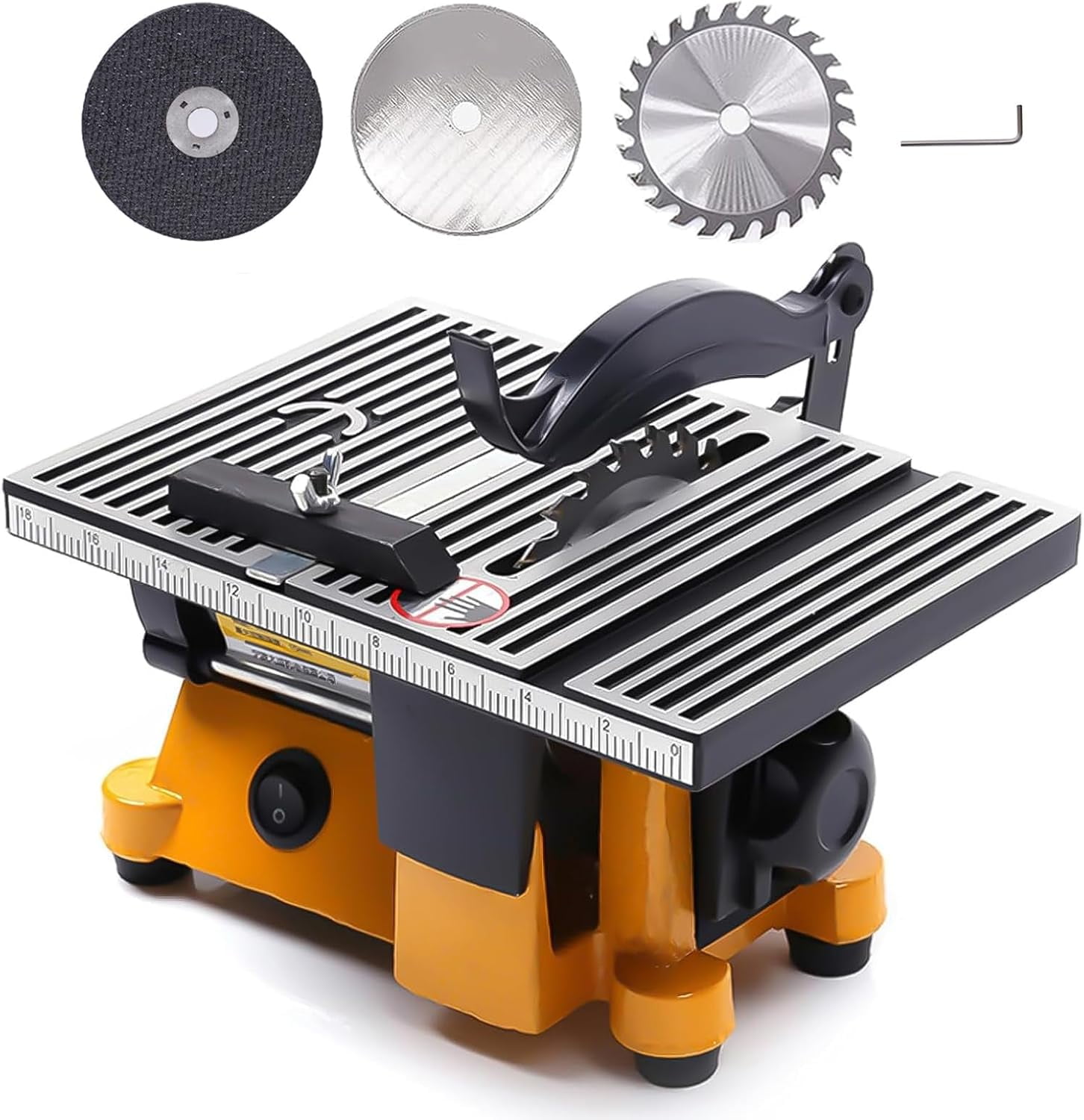 Mini Portable Table Saw, 4" Miter Table Saw Bench Electric Cutting ...