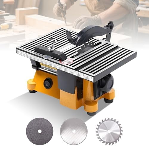Mini Portable Table Saw, Miter Table Saw Bench Electric Cutting Machine ...