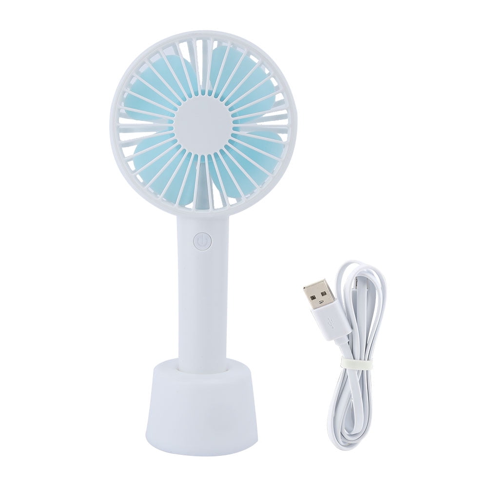 Mini Portable USB-Charged Hand Fan with Wind Adjustment and Silent ...