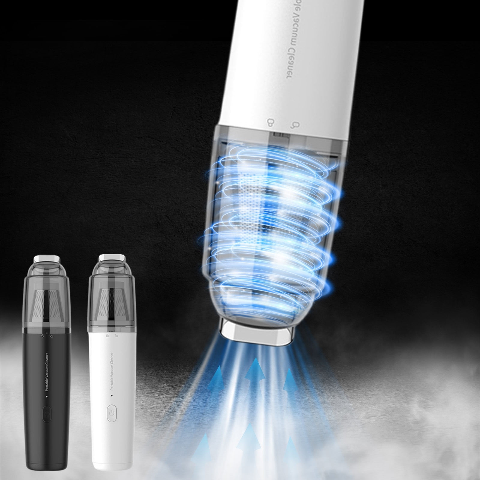 Mini Portable Vacuum, Wireless Rechargeable, High Suction Power ...