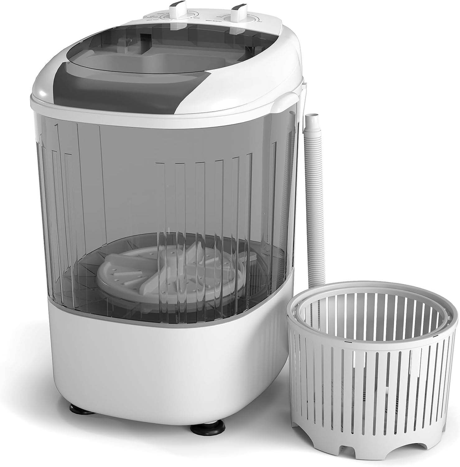 Mini Portable Washing Machine, 5.5 lbs Capacity, Compact Laundry Washer ...