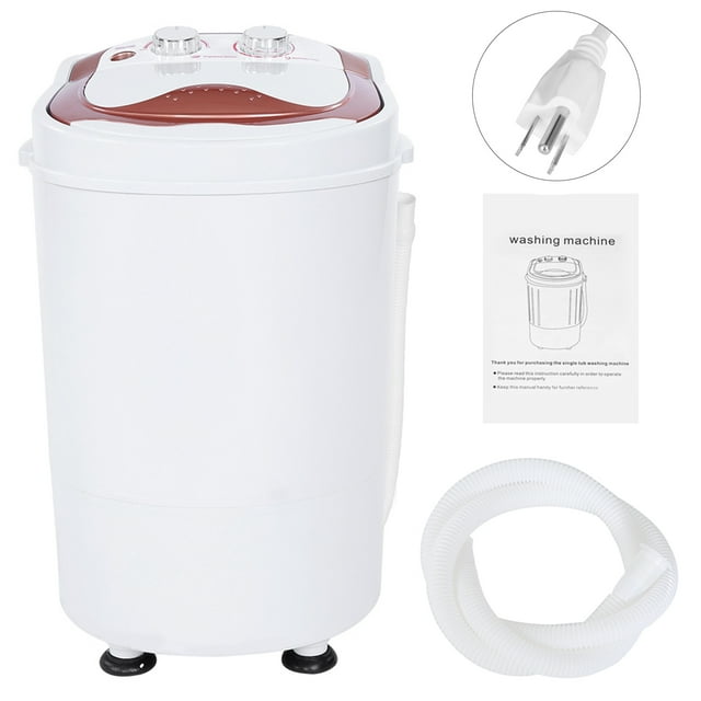 Mini Portable Washing Machine Semi-Automatic Laundry Washer Spinner US ...