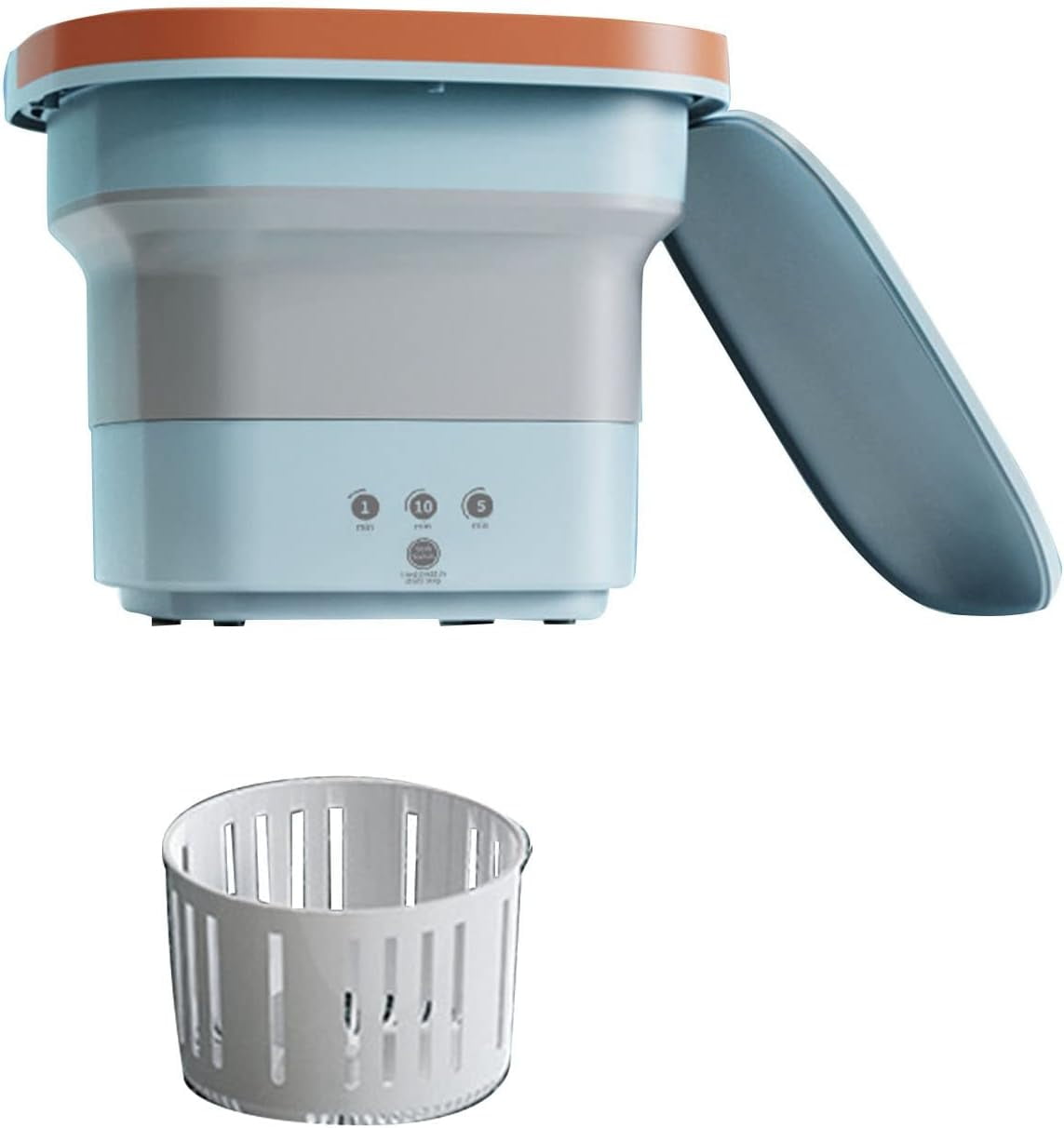 Mini Portable Washing Machine with Spin Foldable Washing Machine 3 ...