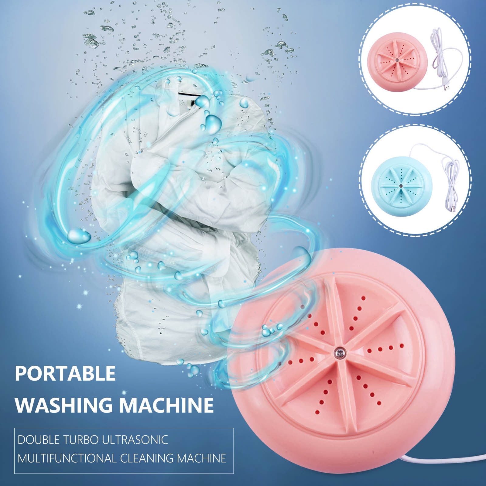 Mini Portable Washing Machine, Travel Laundry Unit, Foldable Design ...