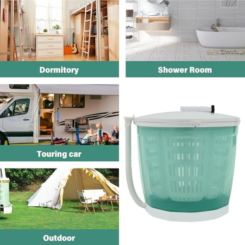 Mini Portable Washing Machine and dryer,2 in 1 Manual Washing Machine ...