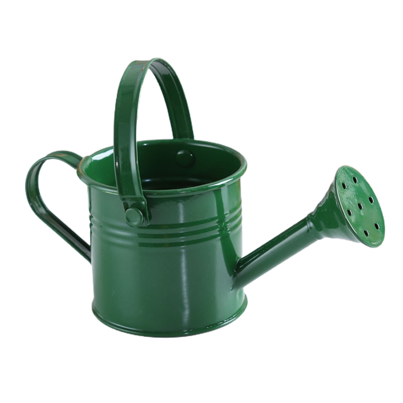 Mini Portable Watering Can Gardening Tools Green Sprinkled Metal With ...