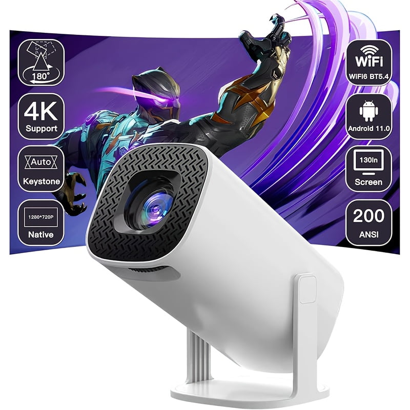 Mini Portable WiFi Projector | Full HD 1080P, Auto Keystone Correction ...