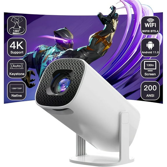 Mini Portable WiFi Projector | Full HD 1080P, Auto Keystone Correction ...