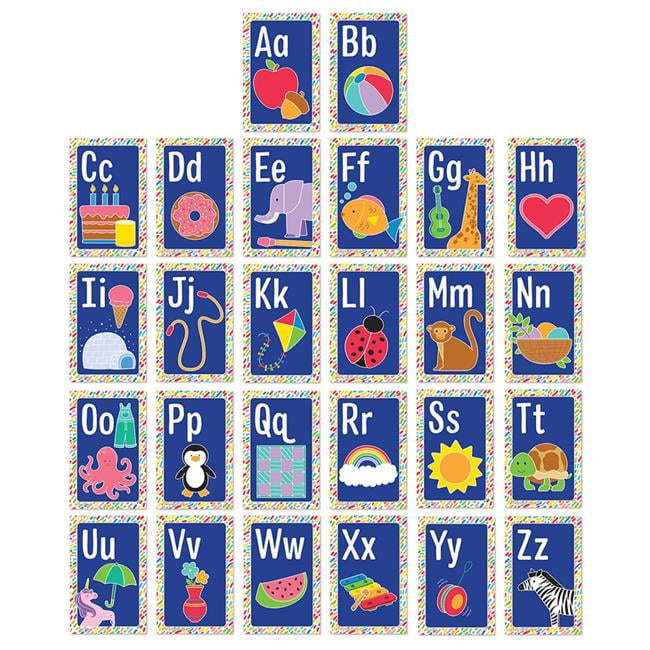 Mini Posters Alphabet Cards Poster Set - Walmart.com
