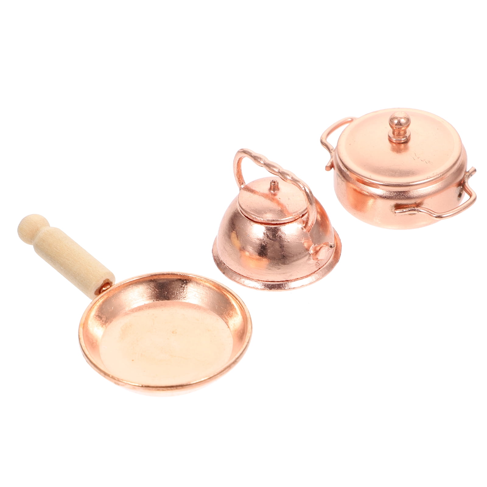 Mini Pot 3 Pcs Micro Landscape Models House Accessories Small Tool Tiny ...